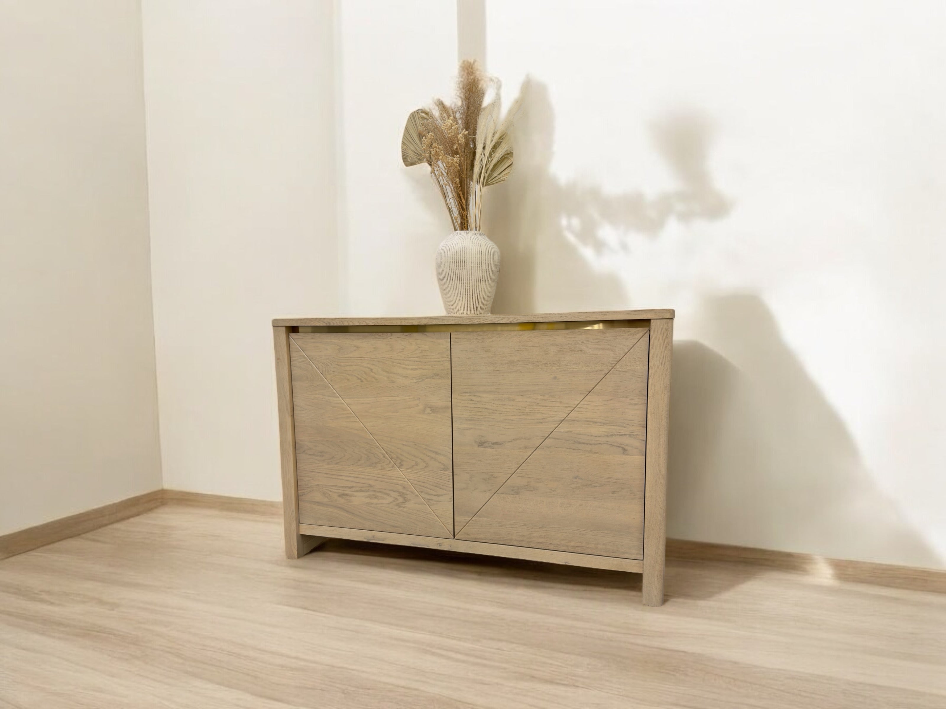 Solid oak small sideboard store