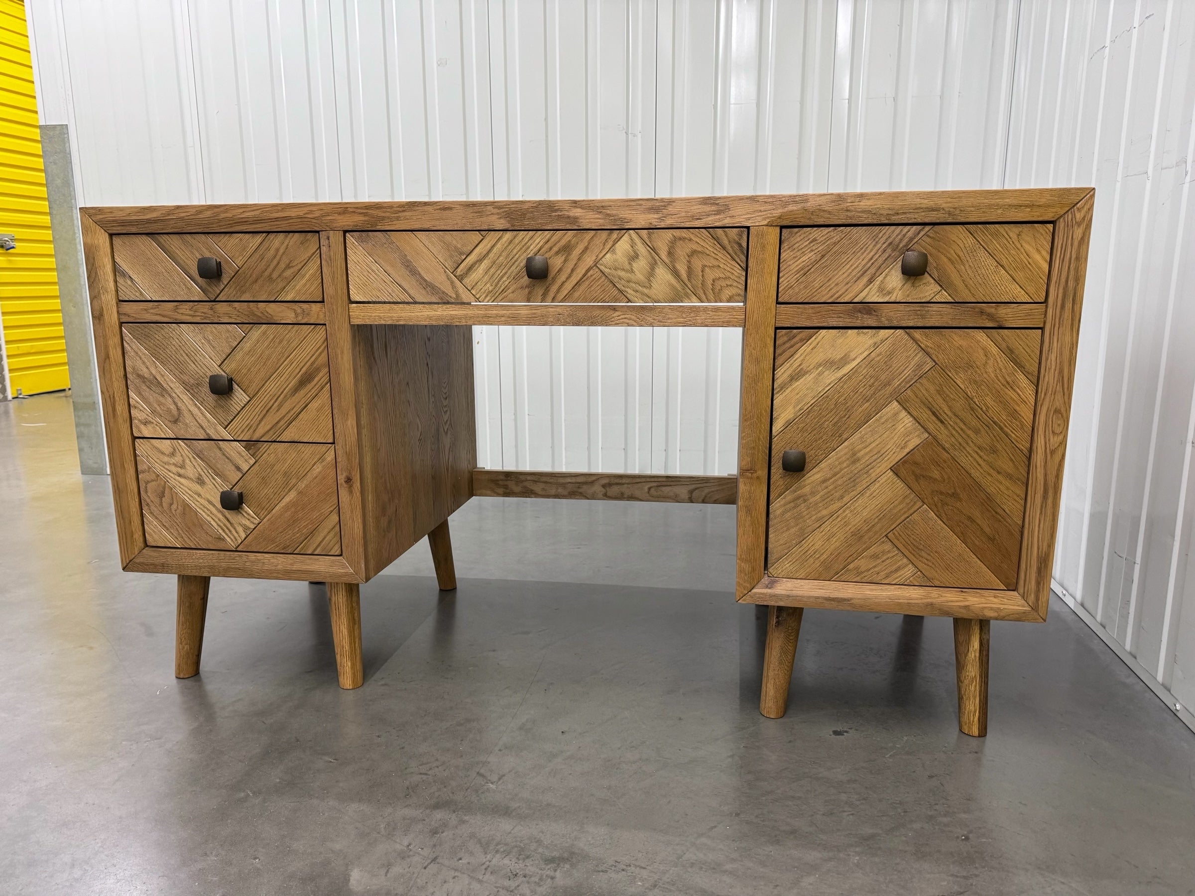 Oak Furnitureland Solid Oak Computer Desk Parquet Range RRP £629 – SE ...