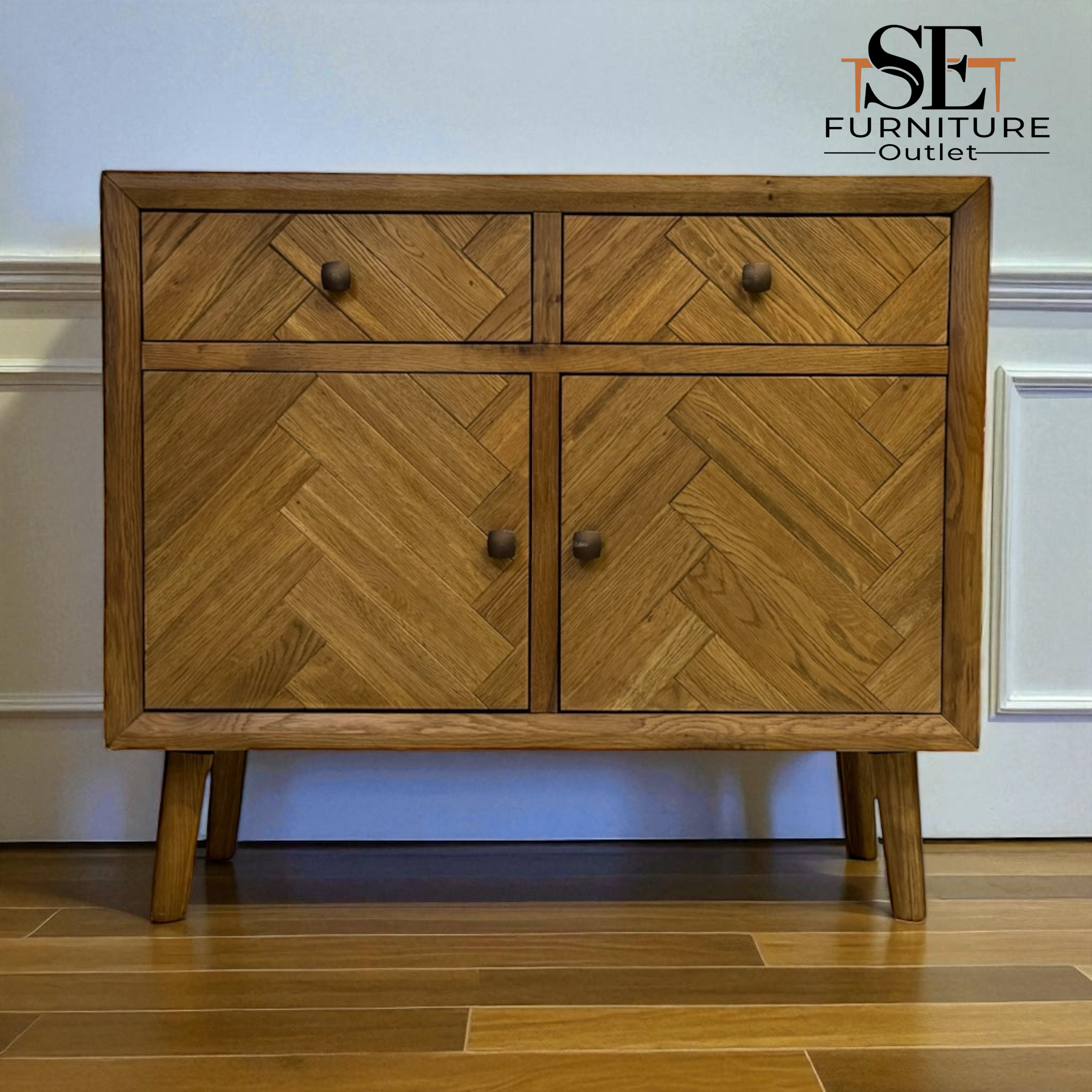Solid Oak Sideboard Parquet UK – SE Furniture Outlet